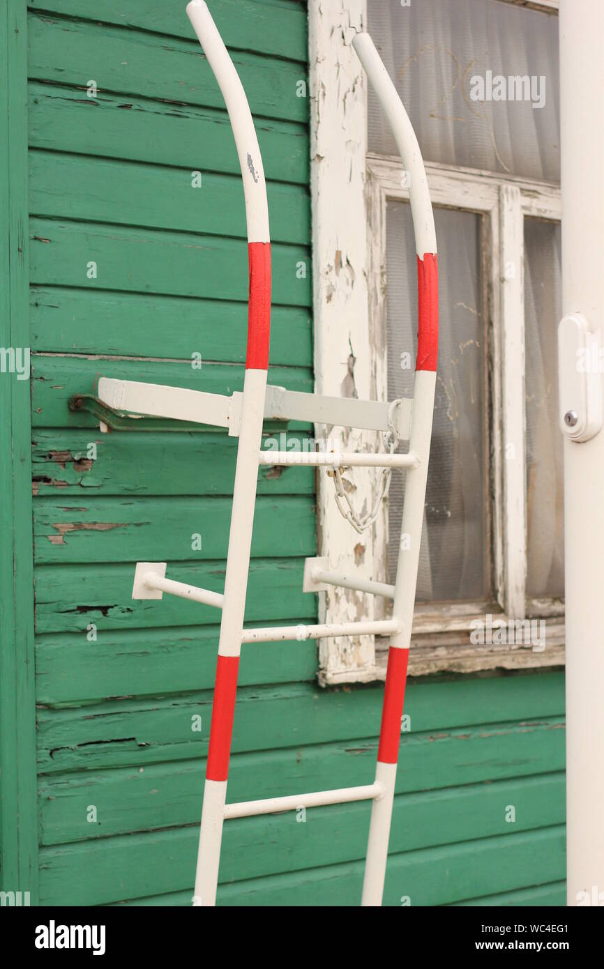 Ladder house window exterior hi-res stock photography and images - Alamy