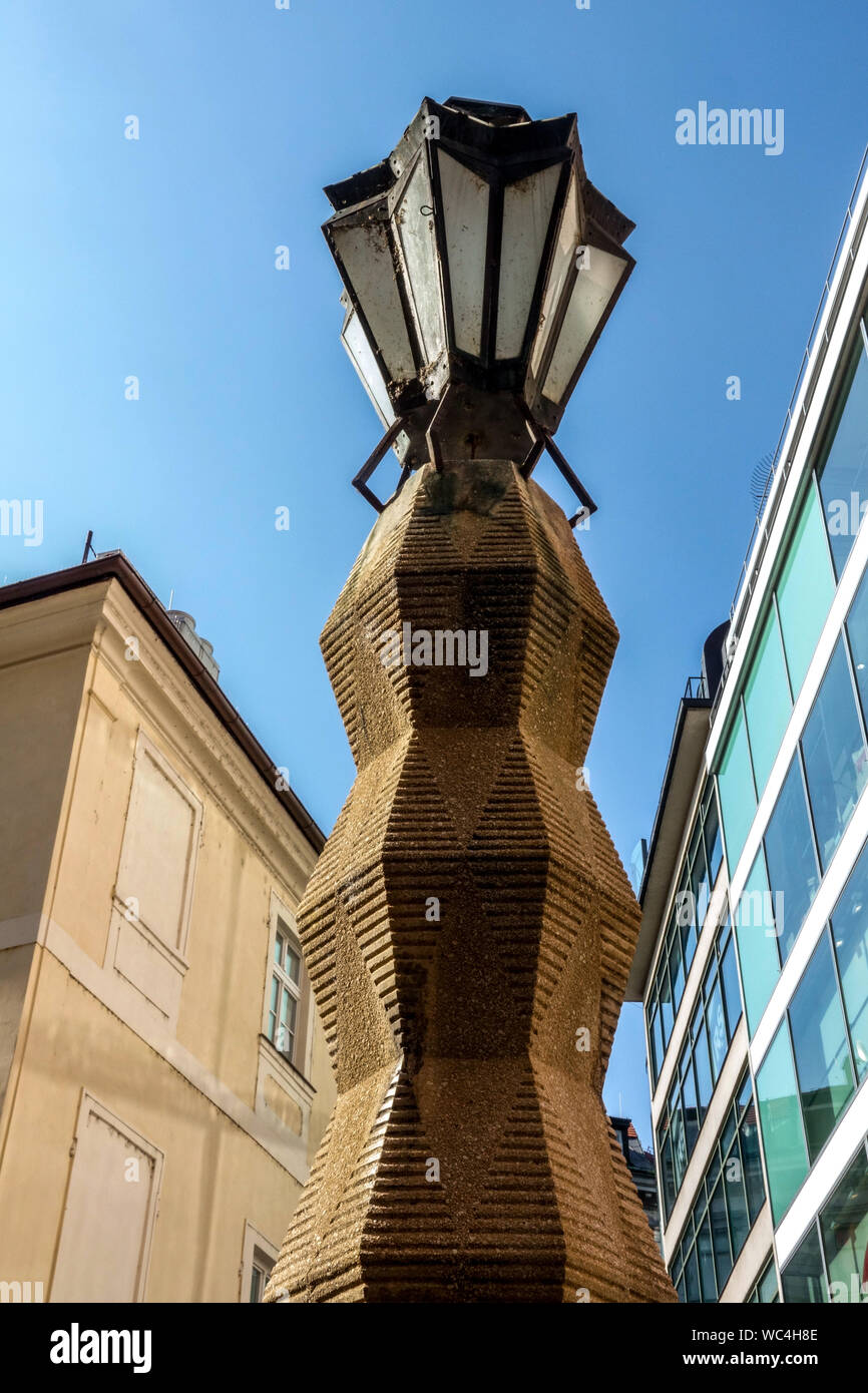 Cubist lamppost prague hi-res stock photography and images - Alamy