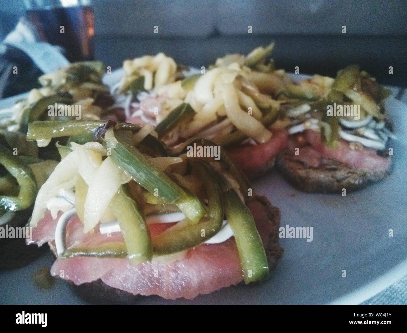 Healthy foods in plate hi-res stock photography and images - Alamy