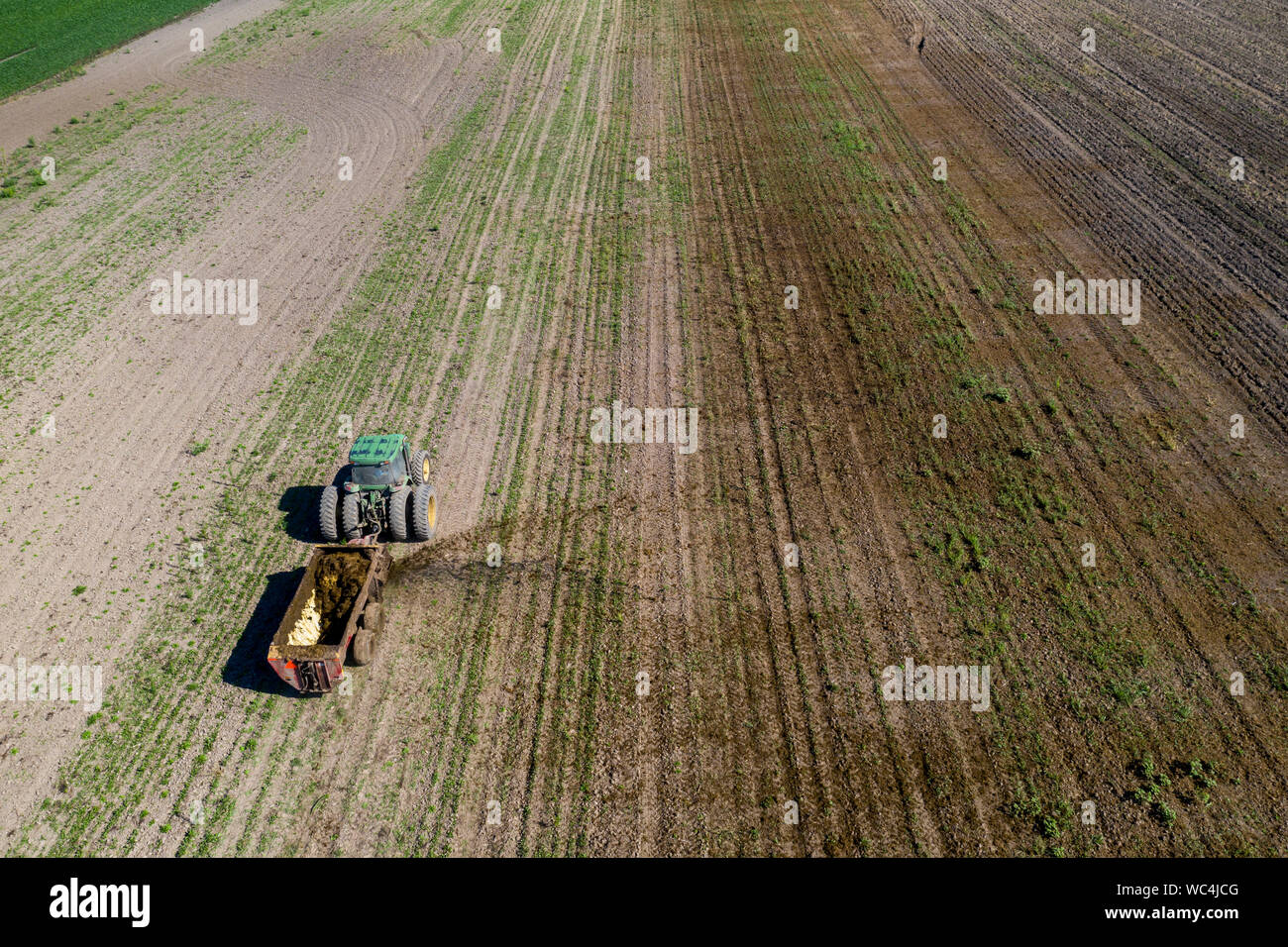Three Field Farming Aerial High Resolution Stock Photography and Images ...