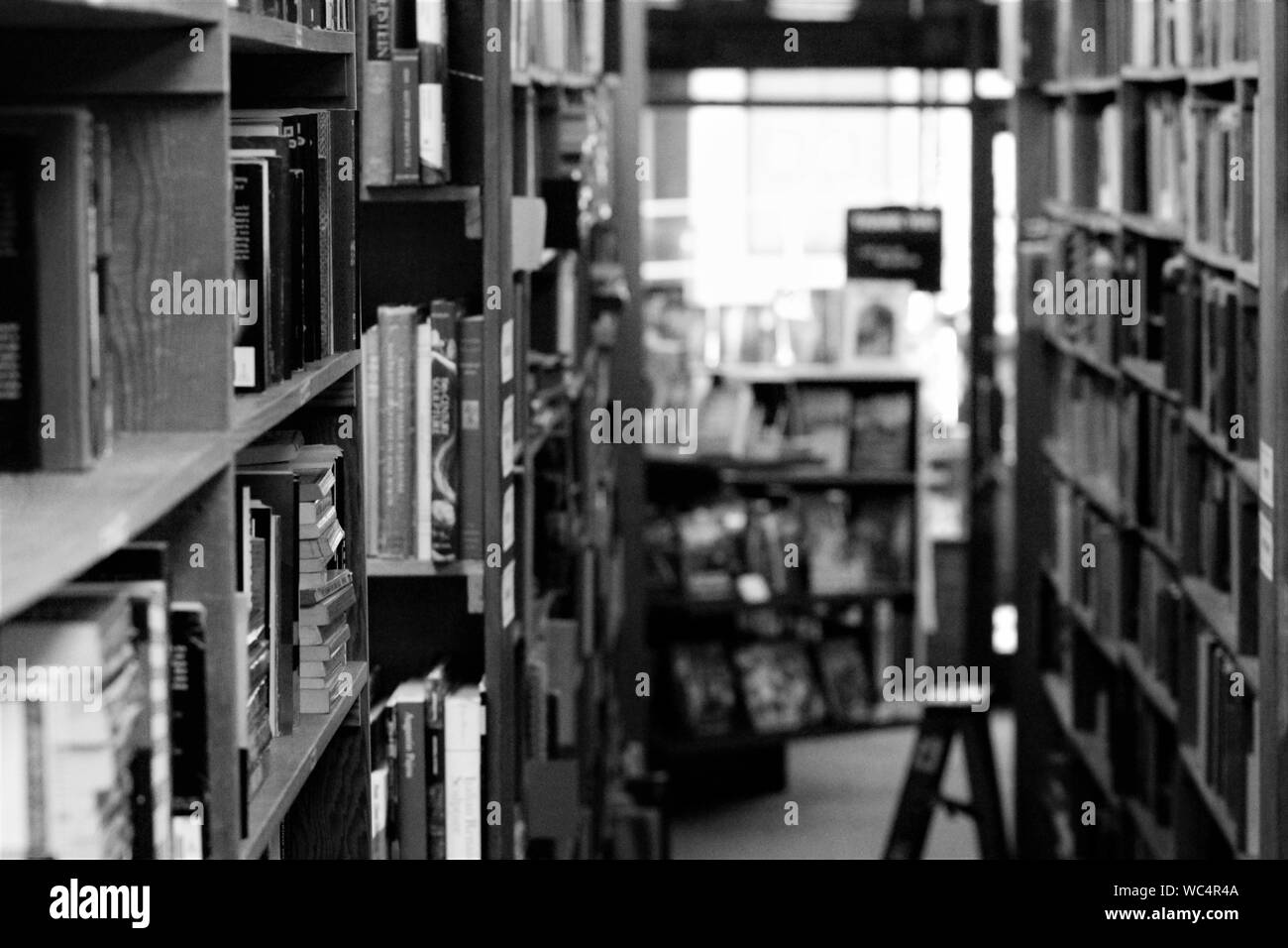 Interior Of Library Stock Photo - Alamy