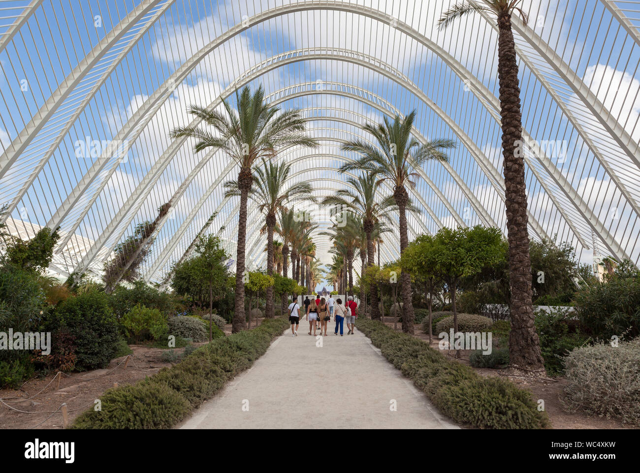 Umbracle arches hi-res stock photography and images - Alamy