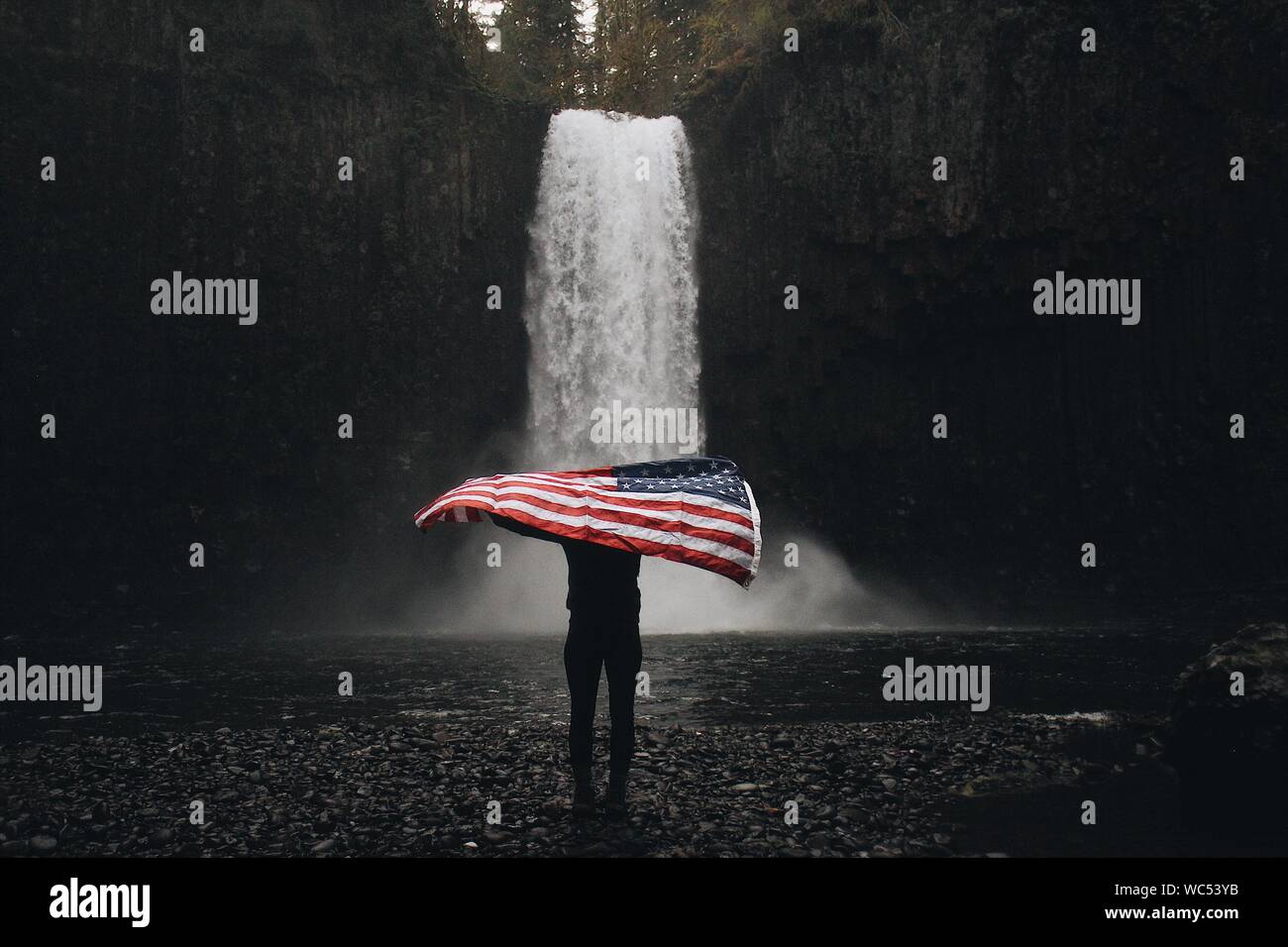 Man flag hi-res stock photography and images - Alamy