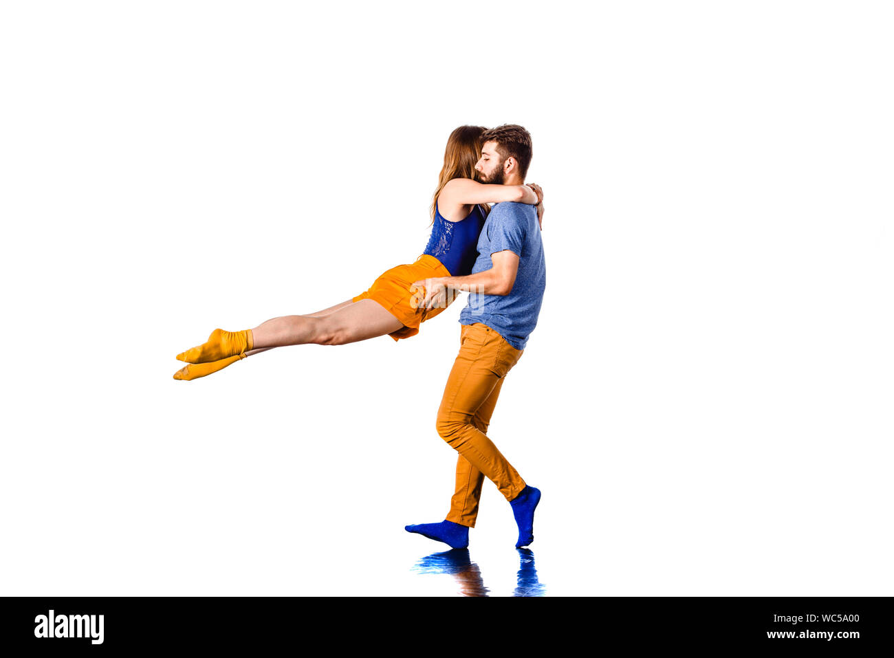 Practising stunt hi-res stock photography and images - Alamy