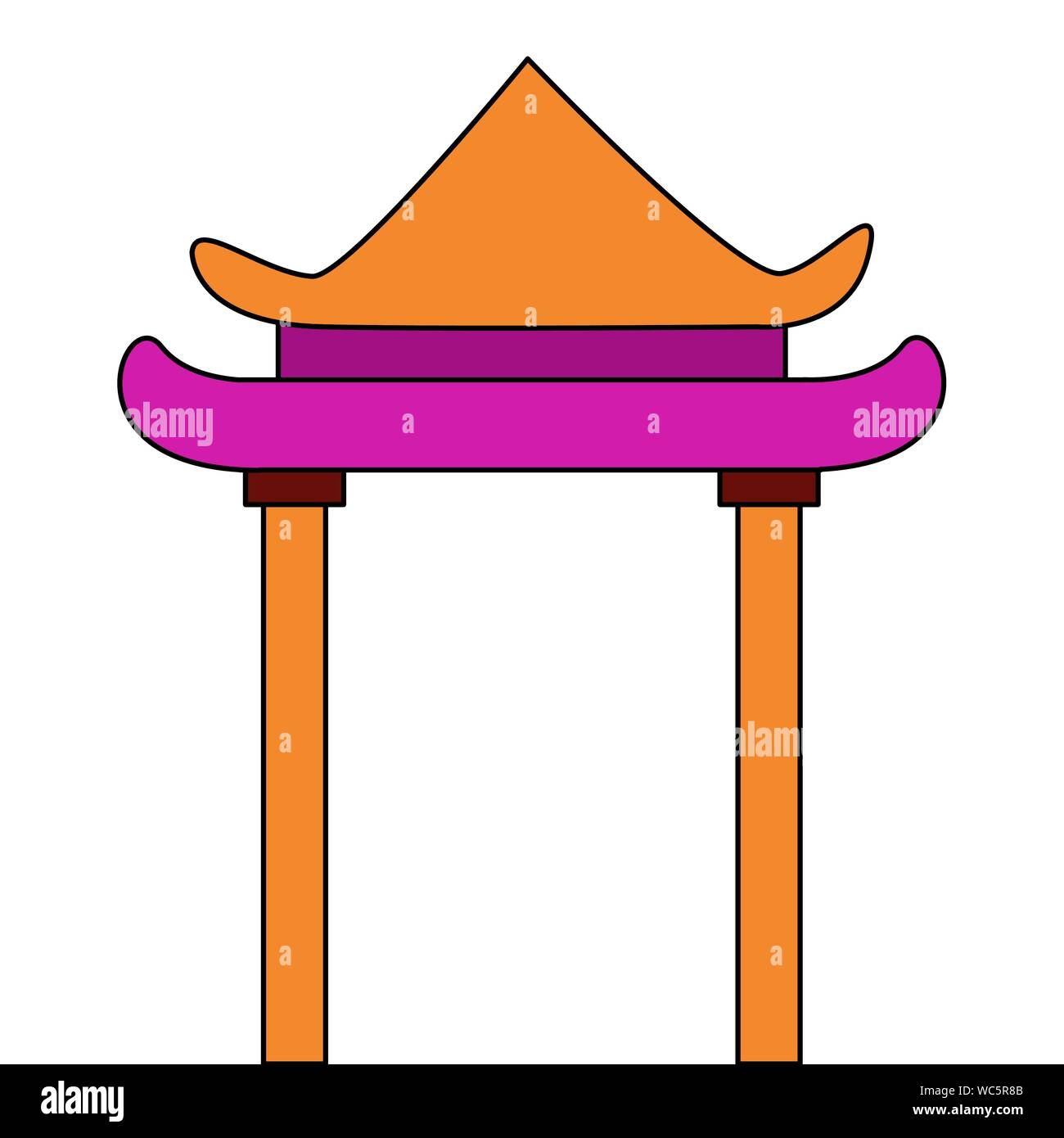 China arch vector design Stock Vector Image & Art - Alamy