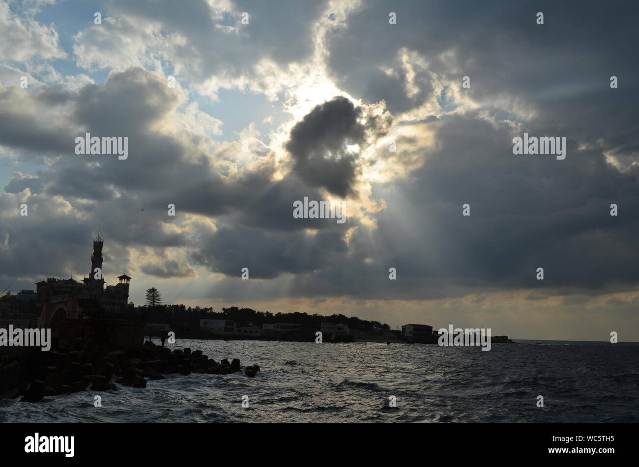Montazah Palace Alexandria Egypt in Winter Stock Photo - Alamy