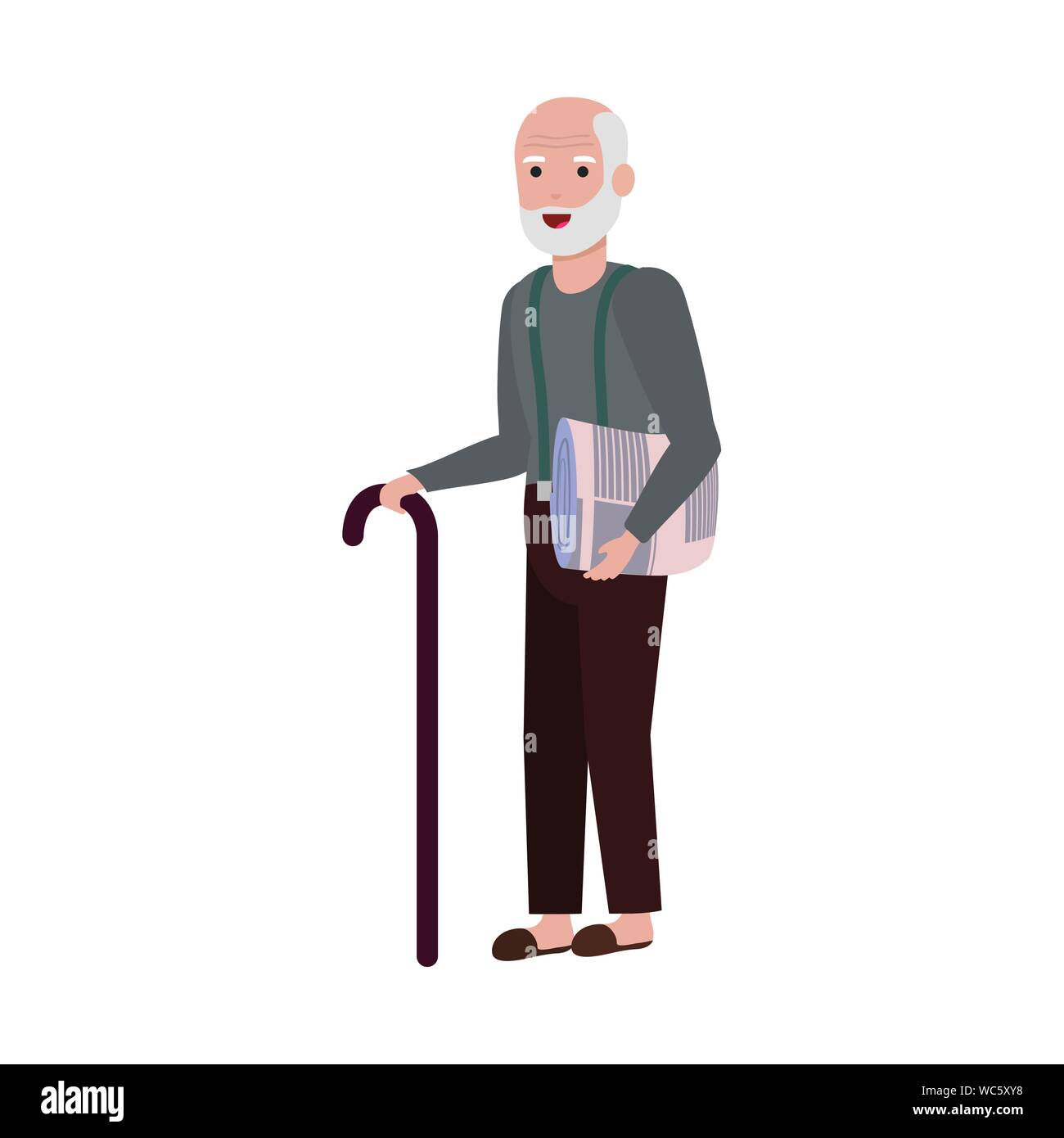 Grandfather cartoon vector design Stock Vector Image & Art - Alamy