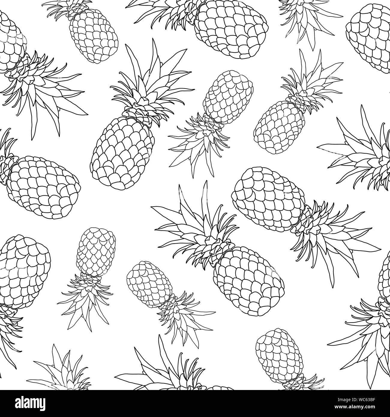 Pineapple Pattern Art