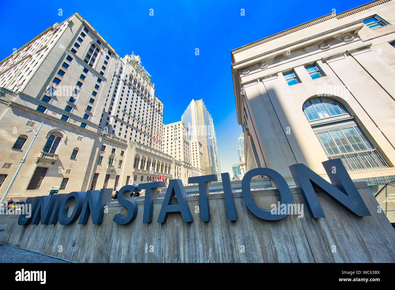Toronto, Ontario, Canada-27 May, 2019: Toronto Union station that ...