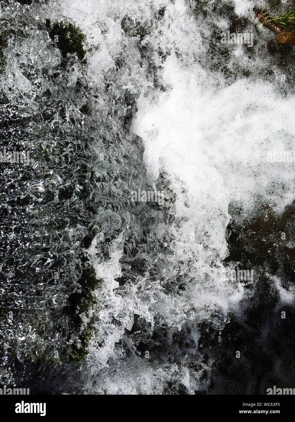 Waterfall from above hi-res stock photography and images - Alamy