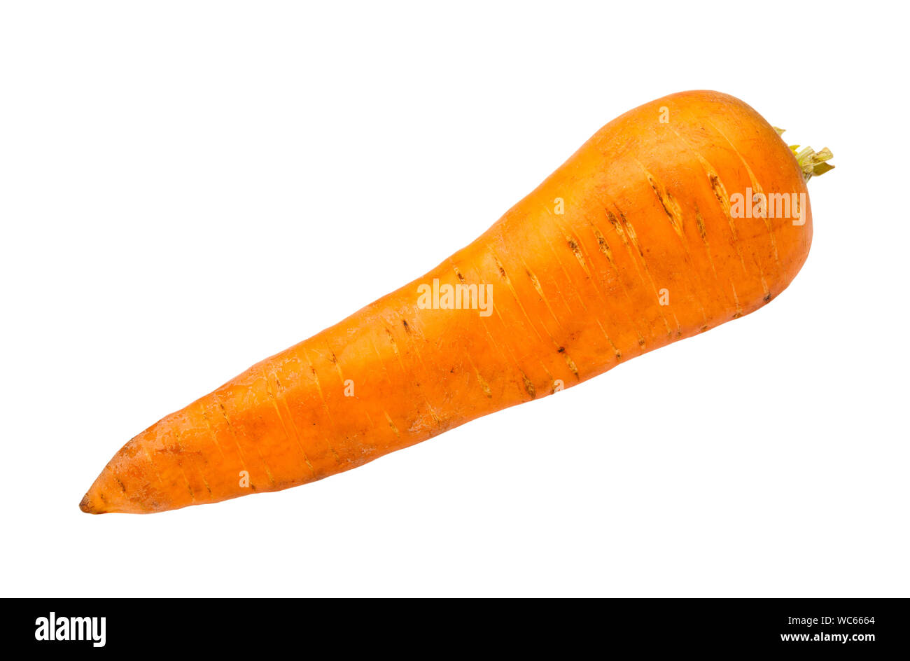 clean fresh garden carrot isolated on white background Stock Photo - Alamy