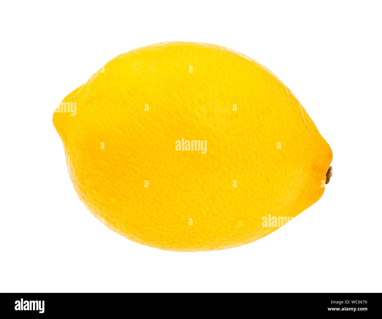 fresh yellow lemon isolated on white background Stock Photo - Alamy
