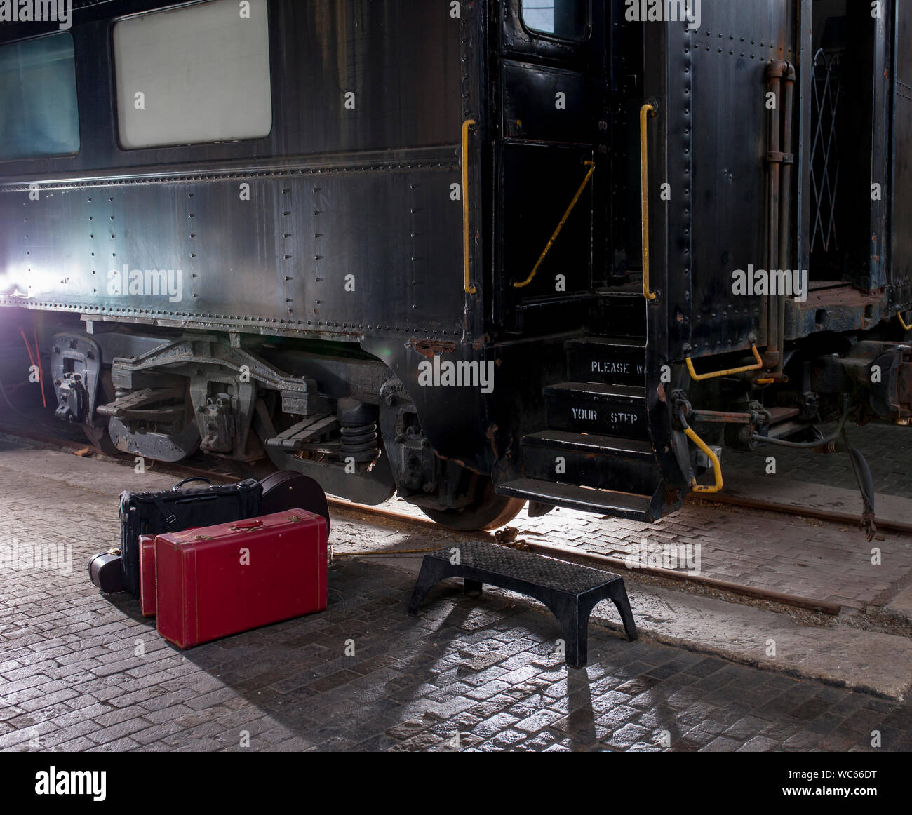 Baggage car train hi-res stock photography and images - Alamy