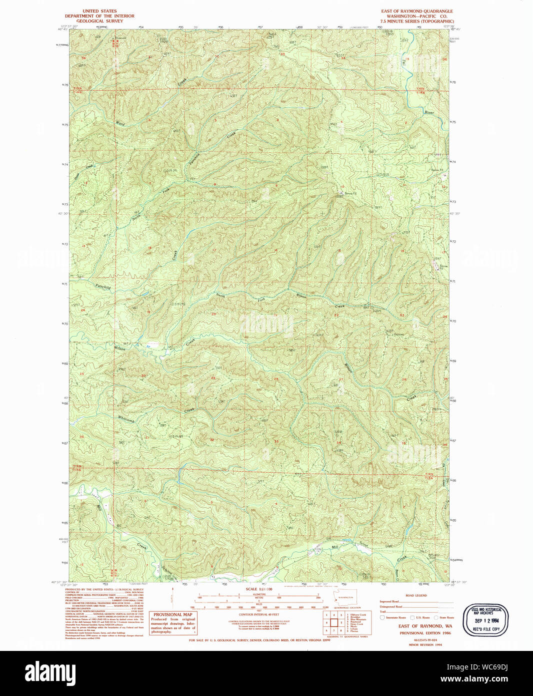 Map of raymond washington hi-res stock photography and images - Alamy