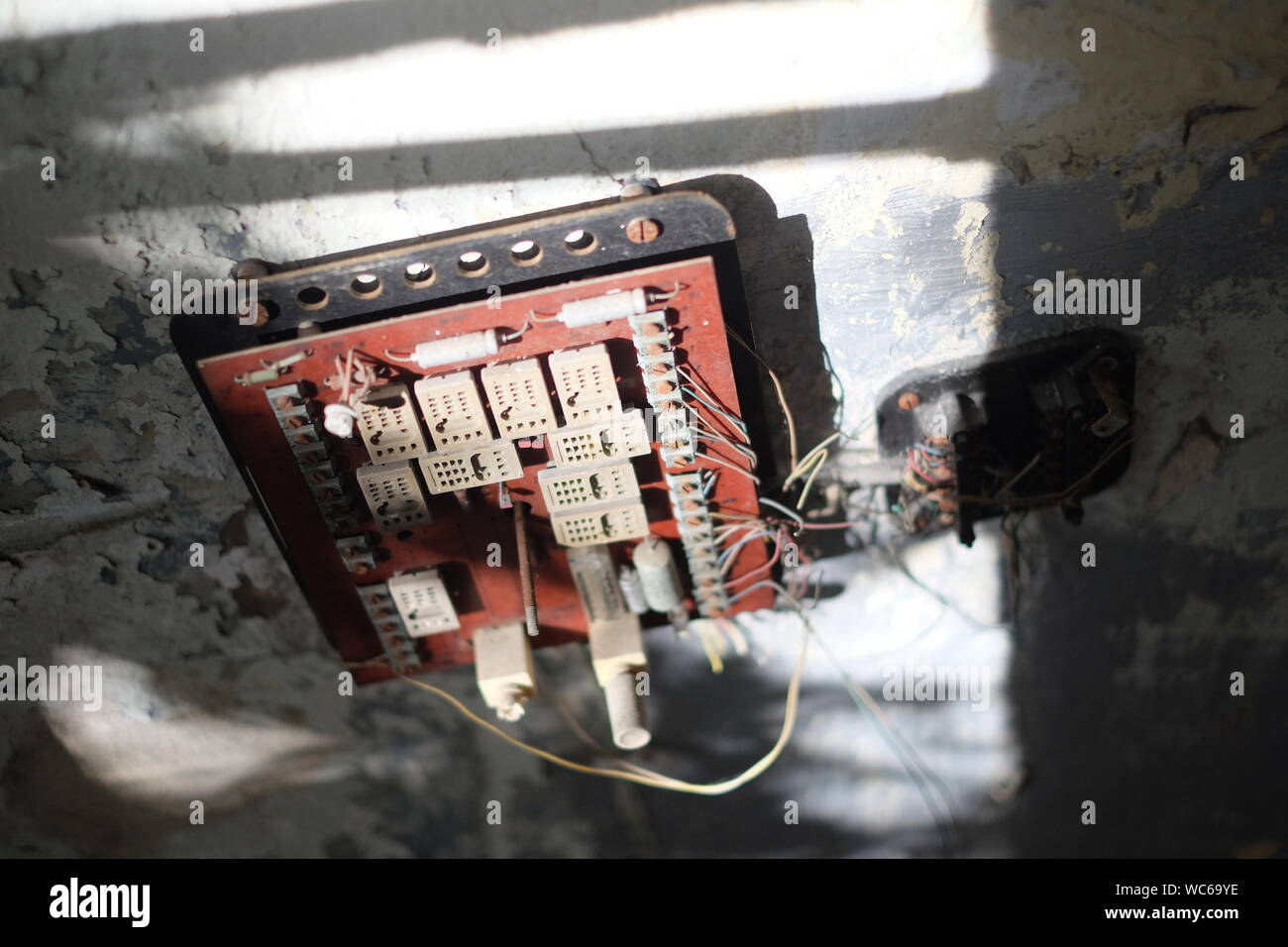 Electrical switchboard electricity connection hi-res stock photography ...