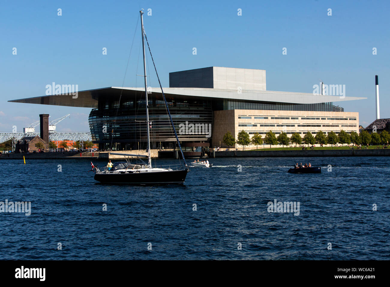 The Royal Opera House seen from Nyhavn, Denmark Stock Photo - Alamy