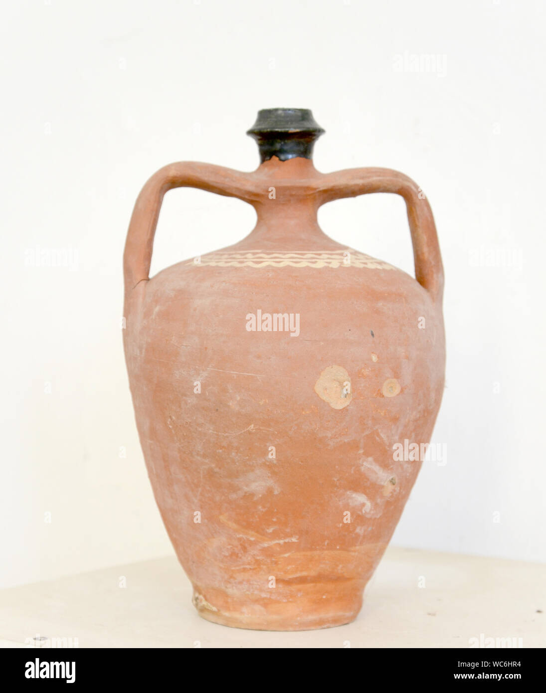 Old jug white background hi-res stock photography and images - Alamy