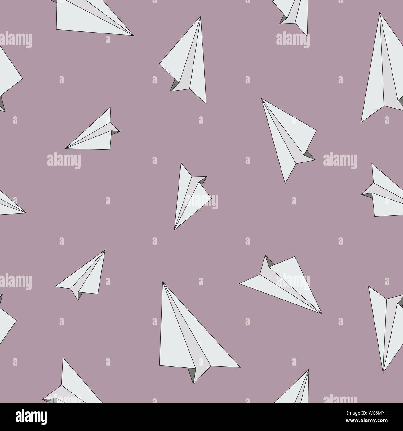 Hand drawn paper planes hi-res stock photography and images - Alamy
