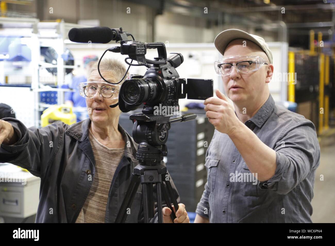 AMERICAN FACTORY, from left: directors Julia Reichert and Steven Bognar ...