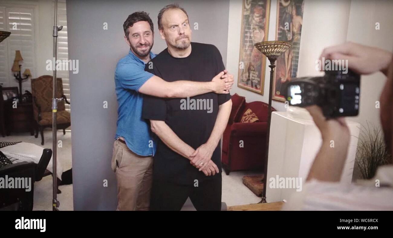 THE AMAZING JOHNATHAN DOCUMENTARY, from left: director Benjamin Berman, The Amazing Johnathan ...