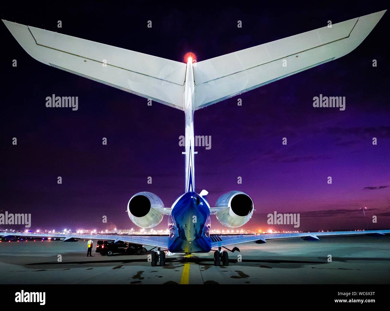 Airport Runway Night High Resolution Stock Photography and Images - Alamy