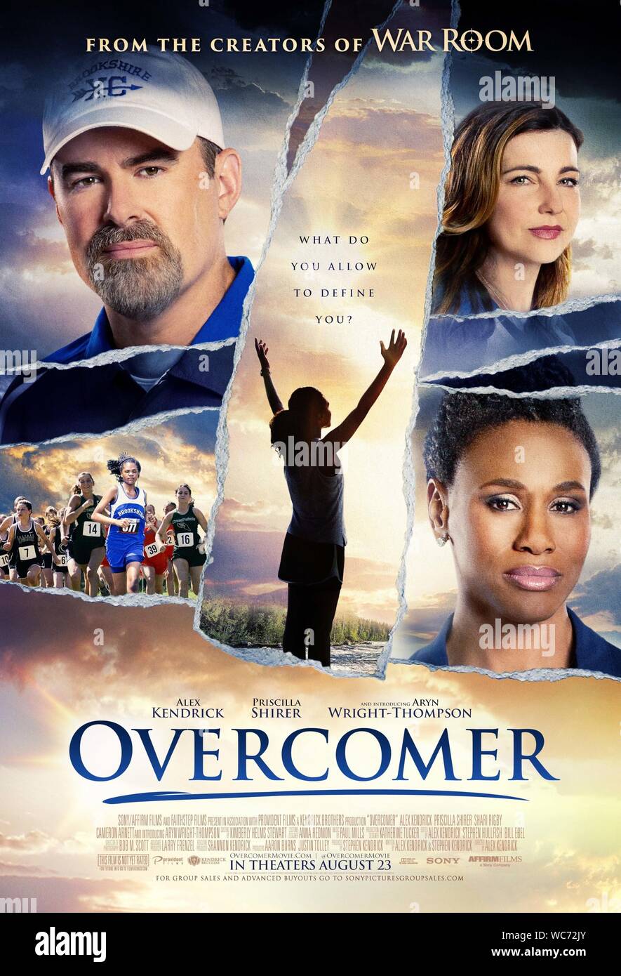 OVERCOMER, US poster, left from top: Alex Kendrick, Aryn Wright ...