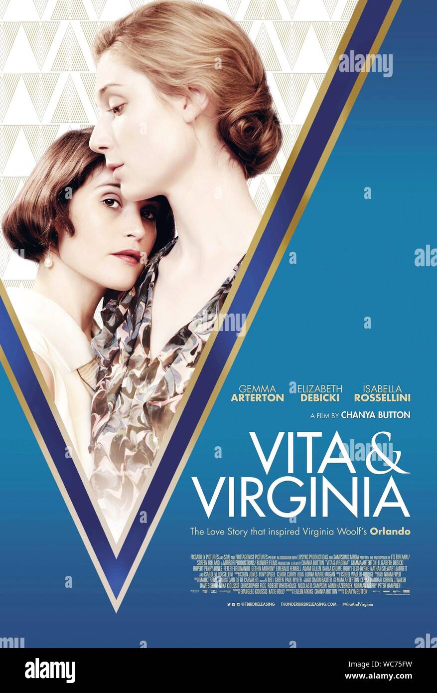 VITA & VIRGINIA, (aka VITA AND VIRGINIA), British poster, from left ...