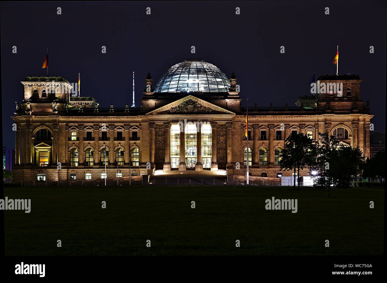 Reichstag Berlin Night