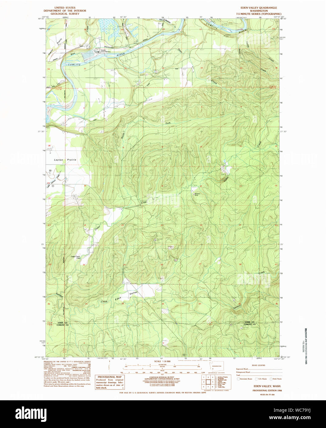 Map of eden Cut Out Stock Images & Pictures - Alamy