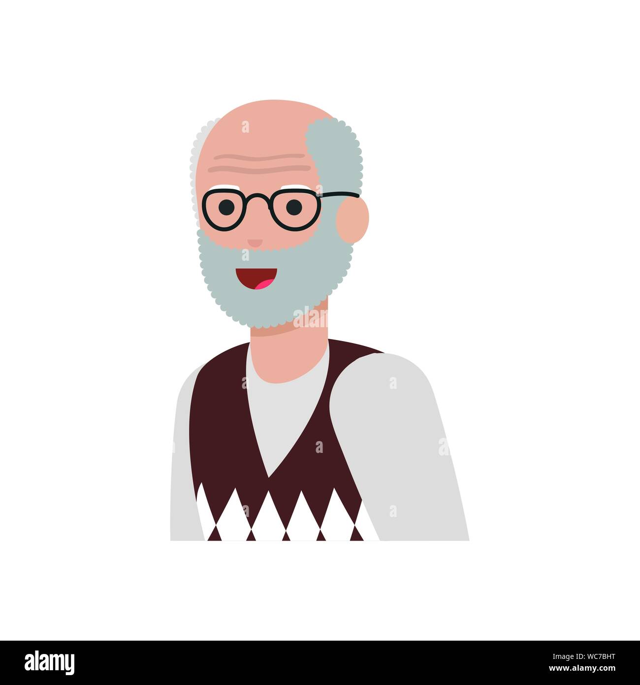 Grandfather cartoon vector design Stock Vector Image & Art - Alamy