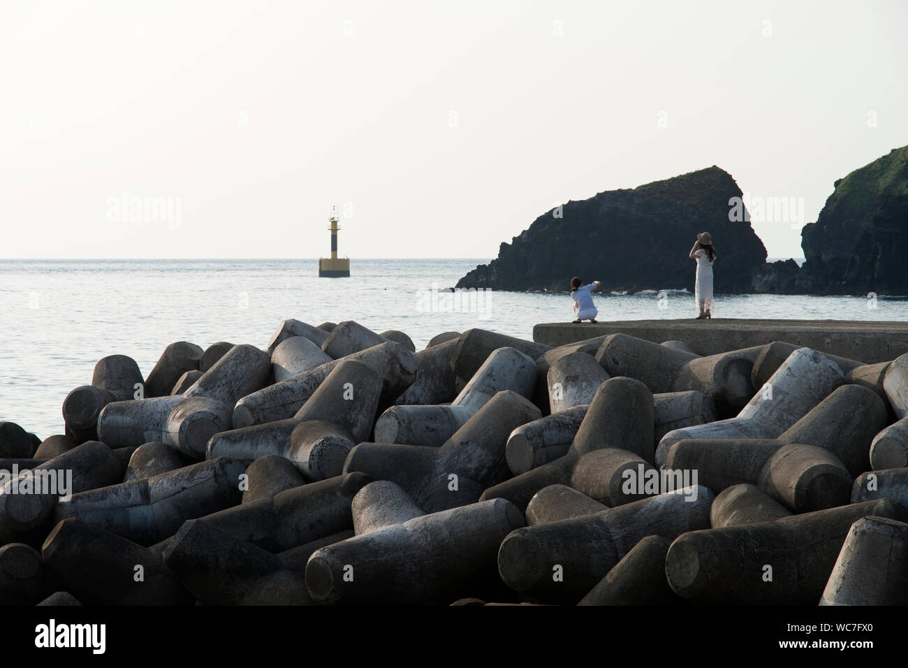 Safety Beach Jetty High Resolution Stock Photography and Images - Alamy