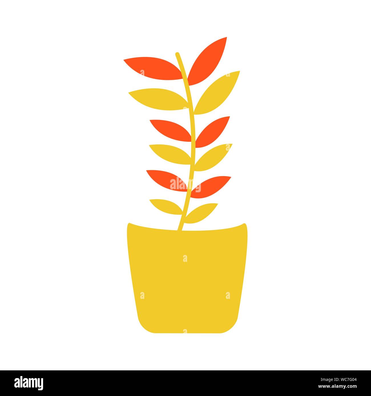 Isolated plant inside pot vector design Stock Vector Image & Art - Alamy