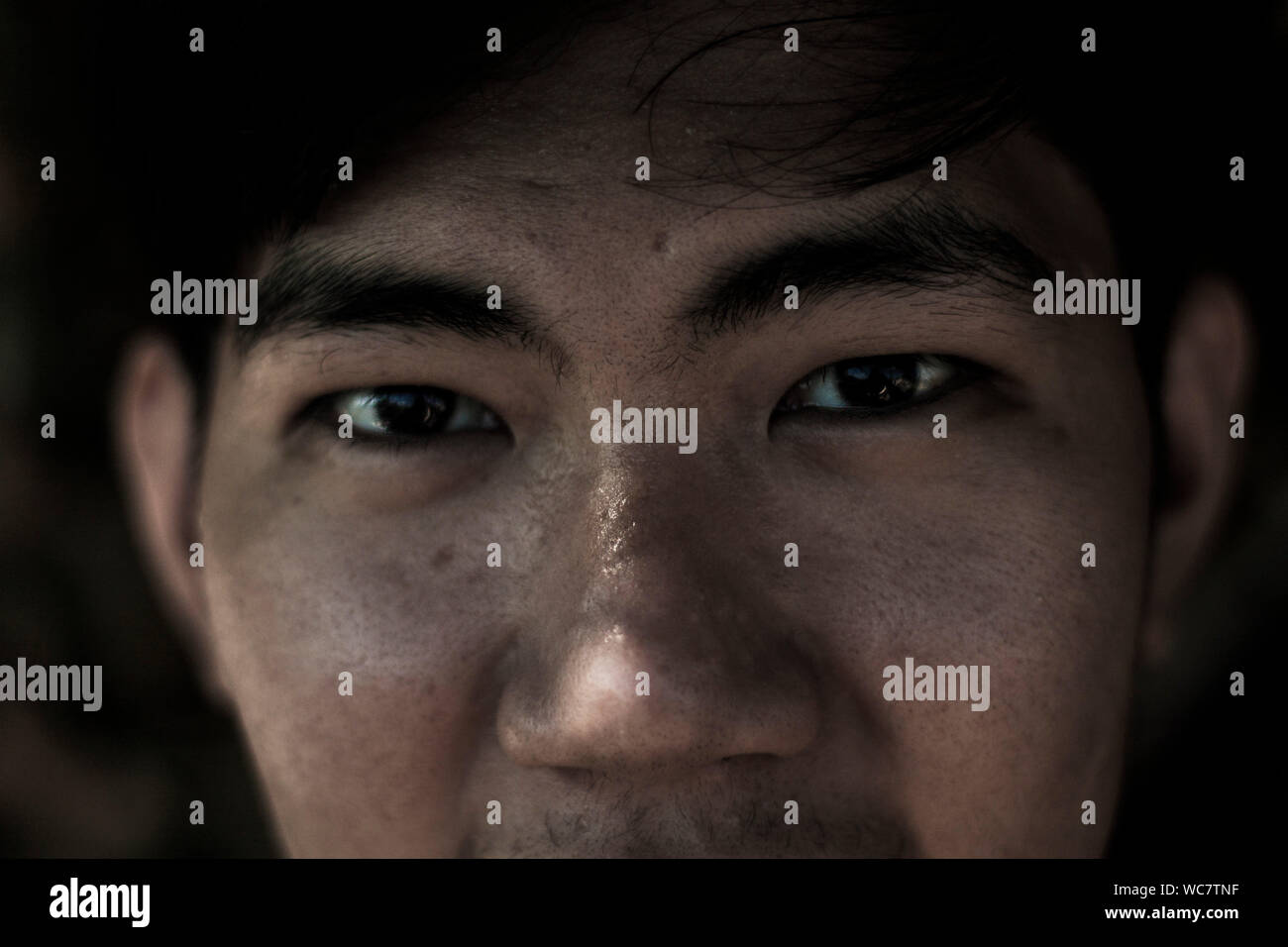 Mans face hi-res stock photography and images - Alamy