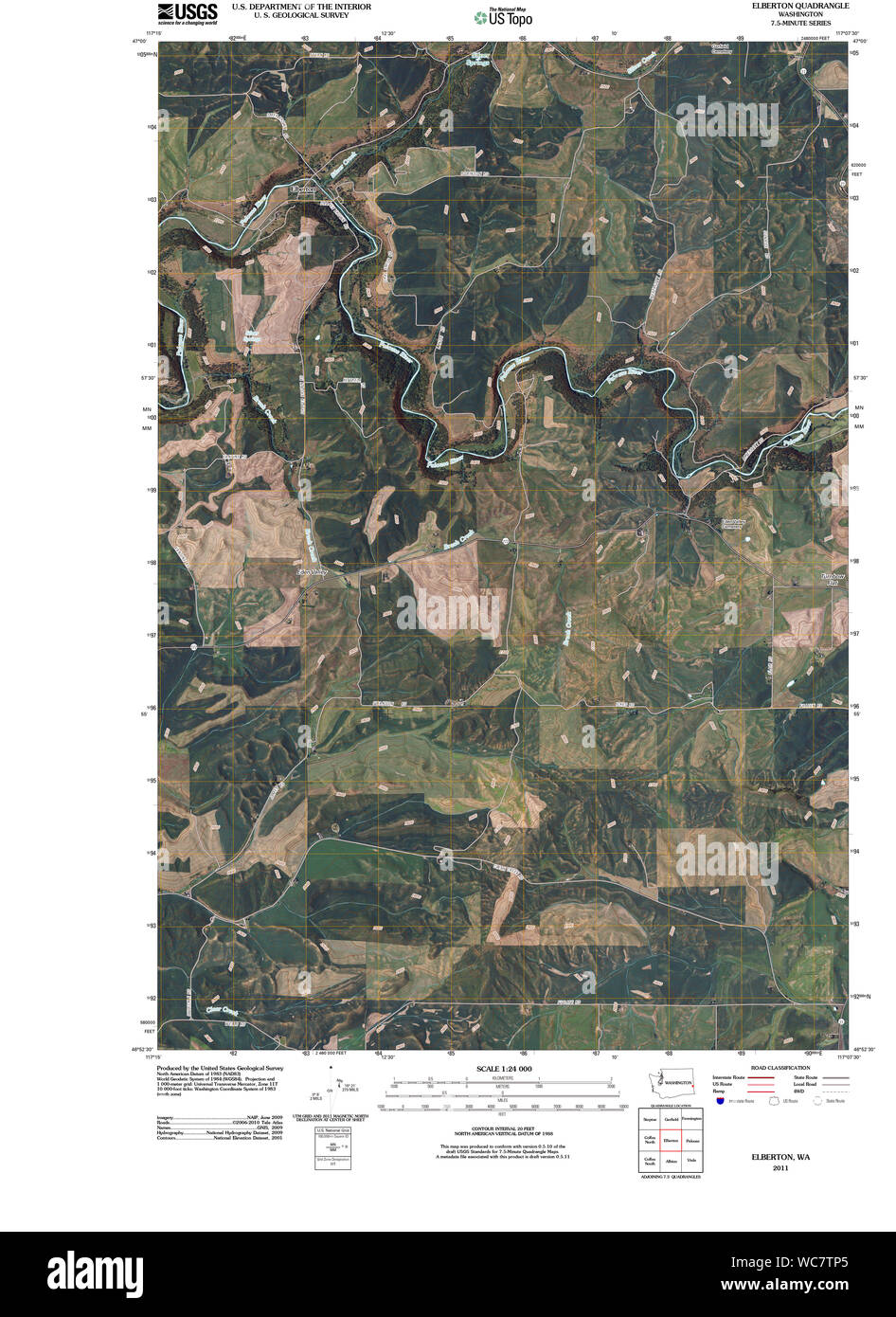 Elberton washington Cut Out Stock Images & Pictures - Alamy