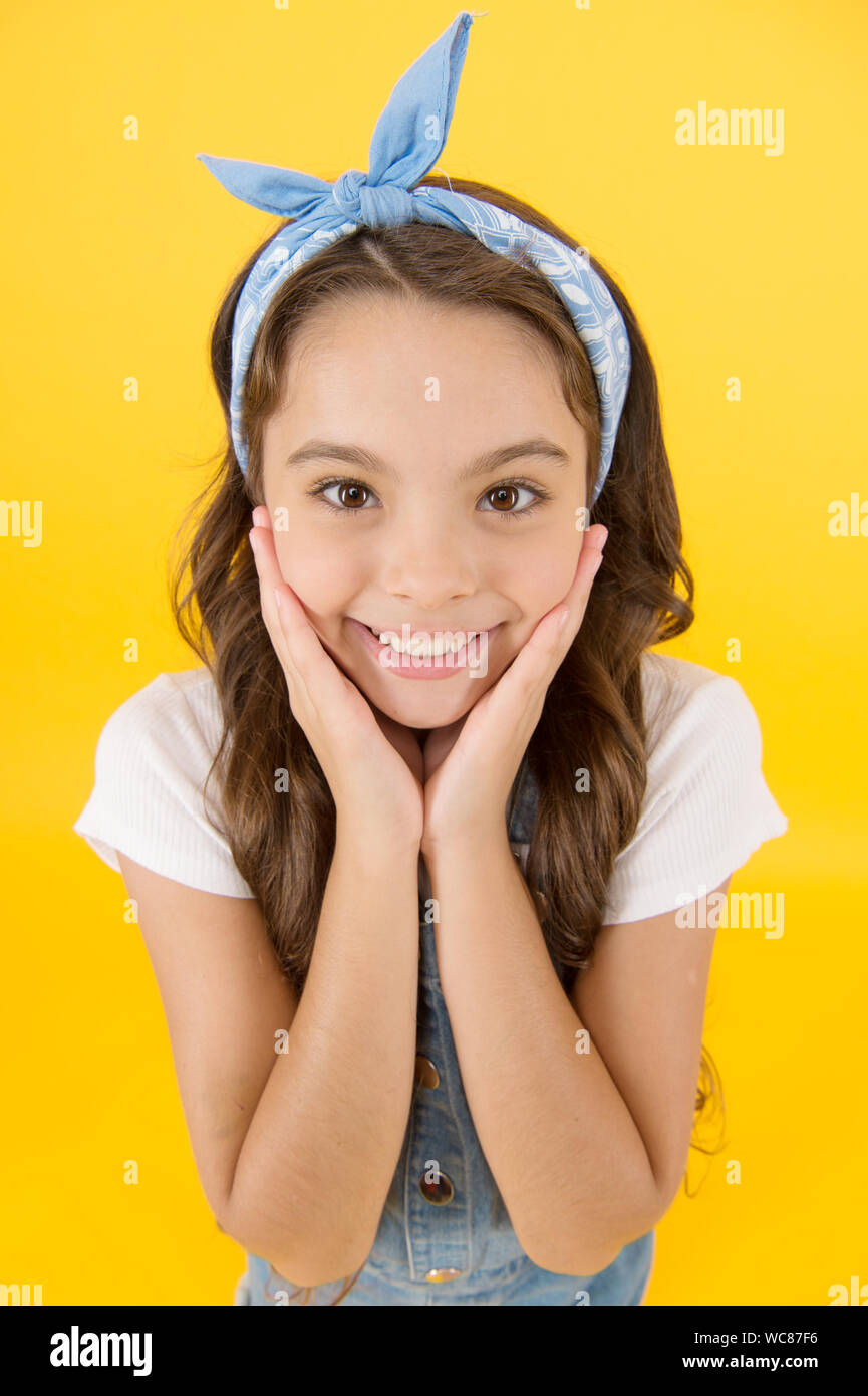 Emotional child concept. Mental health. Positive emotions. Cheerful ...