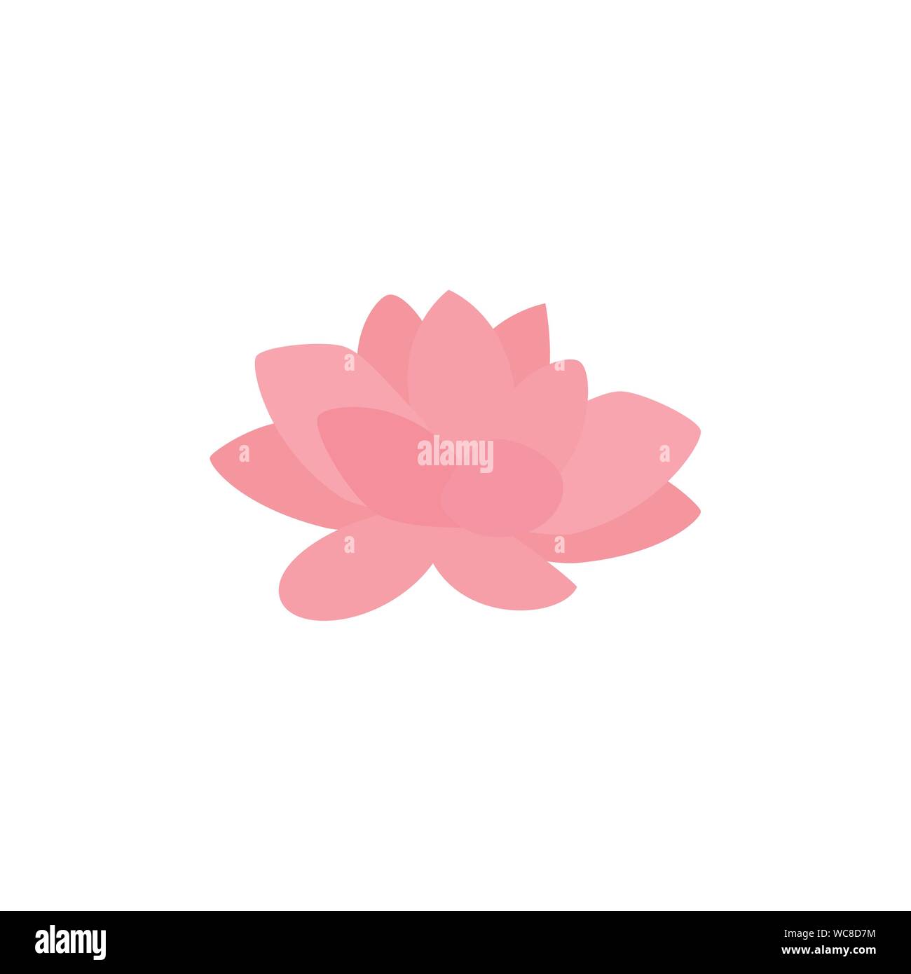 cute lotus flower isolated icon Stock Vector Image & Art - Alamy