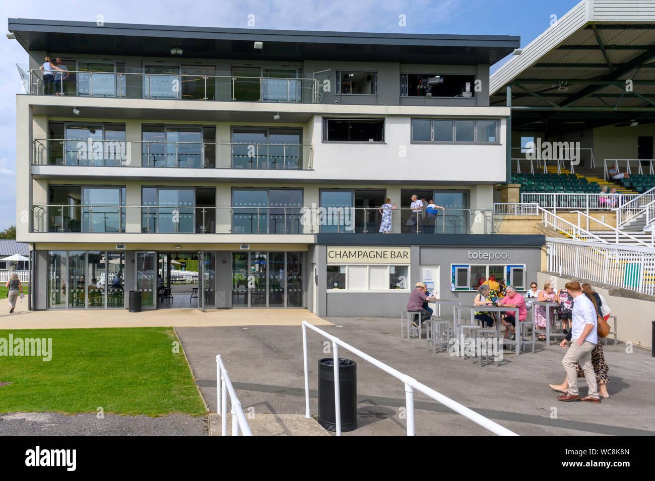 Bath Racecourse, Lansdown, Bath, Somerset, England, UK - view of ...
