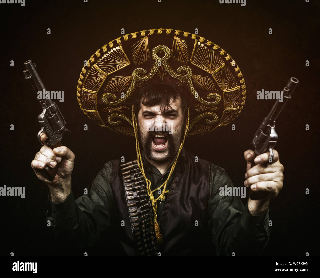 Mexican man gun hi-res stock photography and images - Alamy