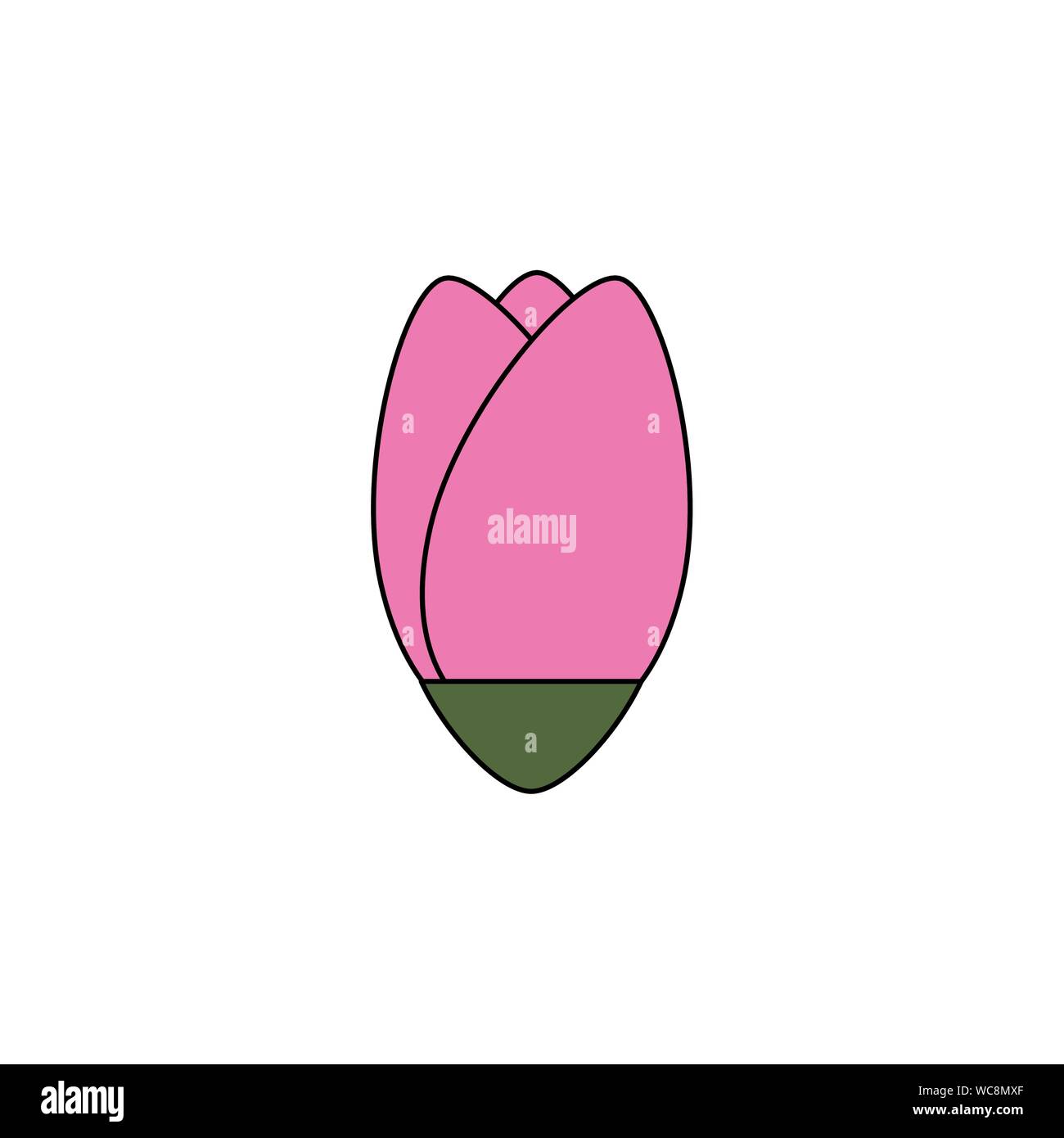 rose flower decorative garden icon Stock Vector Image & Art - Alamy