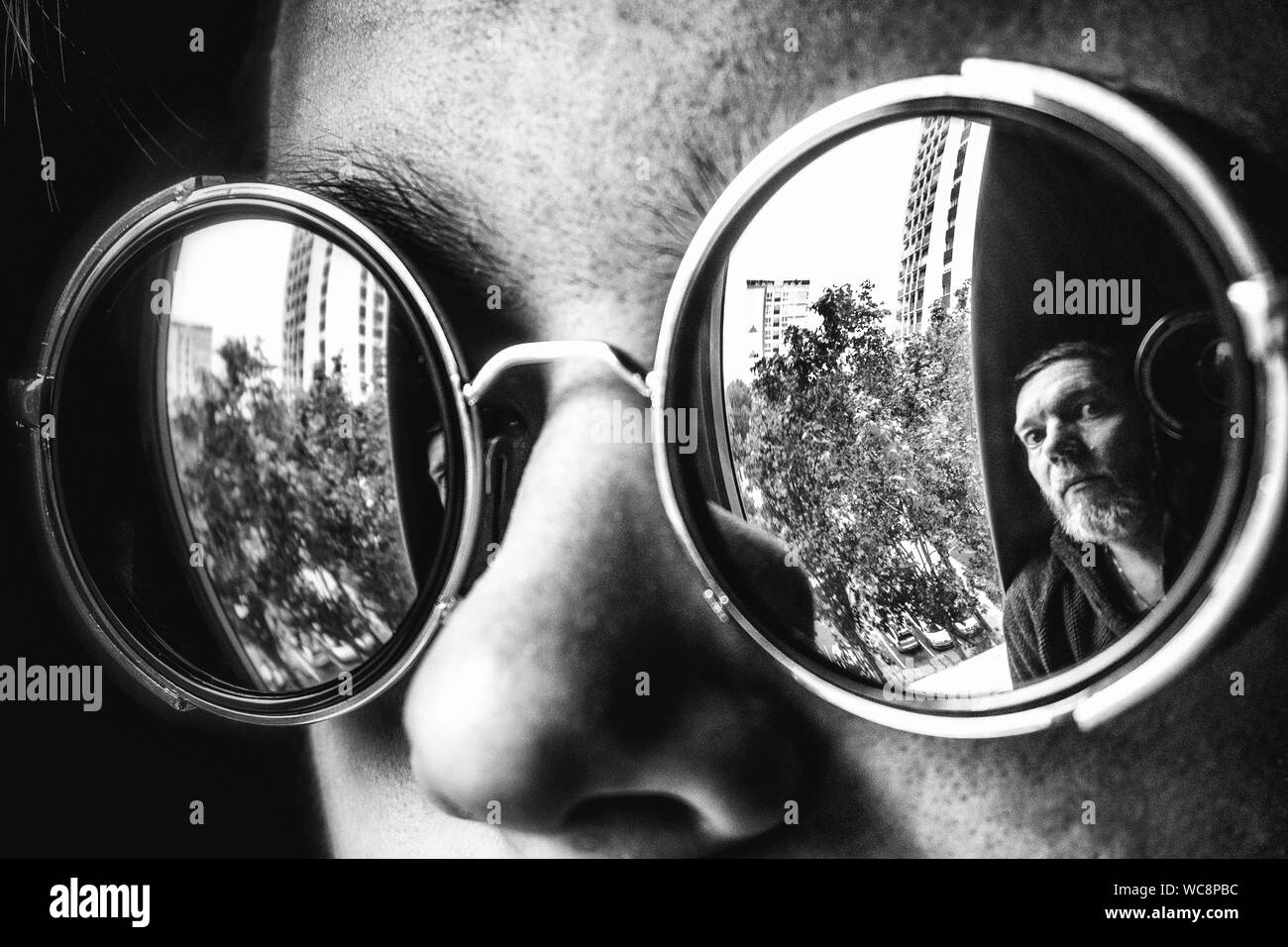 Human face close up worn hi-res stock photography and images - Alamy