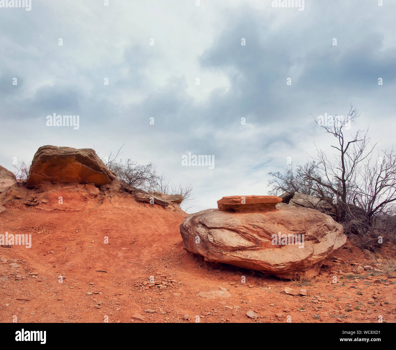 Rocks formations in Palo Duro Canyon State Park in Texas Stock Photo ...