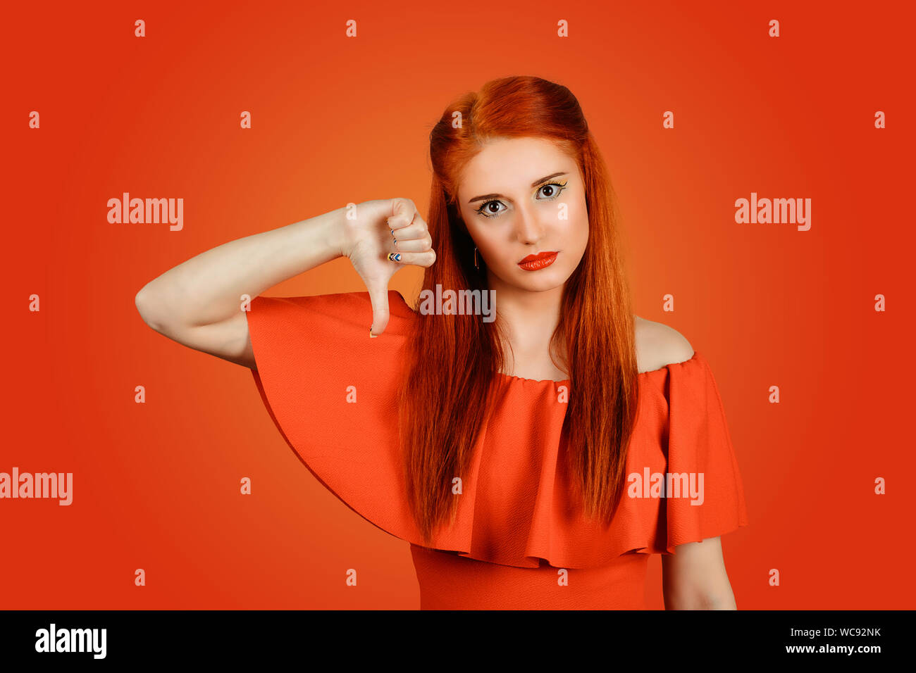 Negative expression hi-res stock photography and images - Alamy