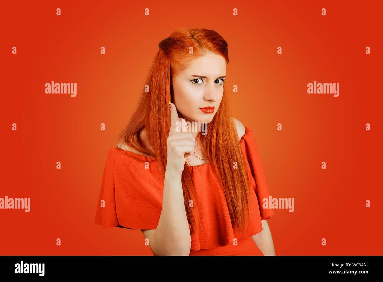 Adult wagging finger hi-res stock photography and images - Alamy