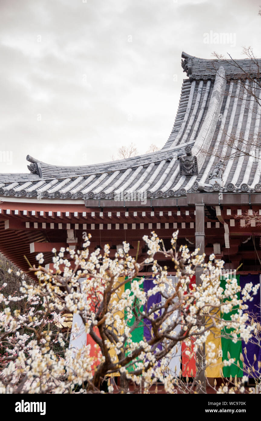 Japanese curved roof hi-res stock photography and images - Alamy