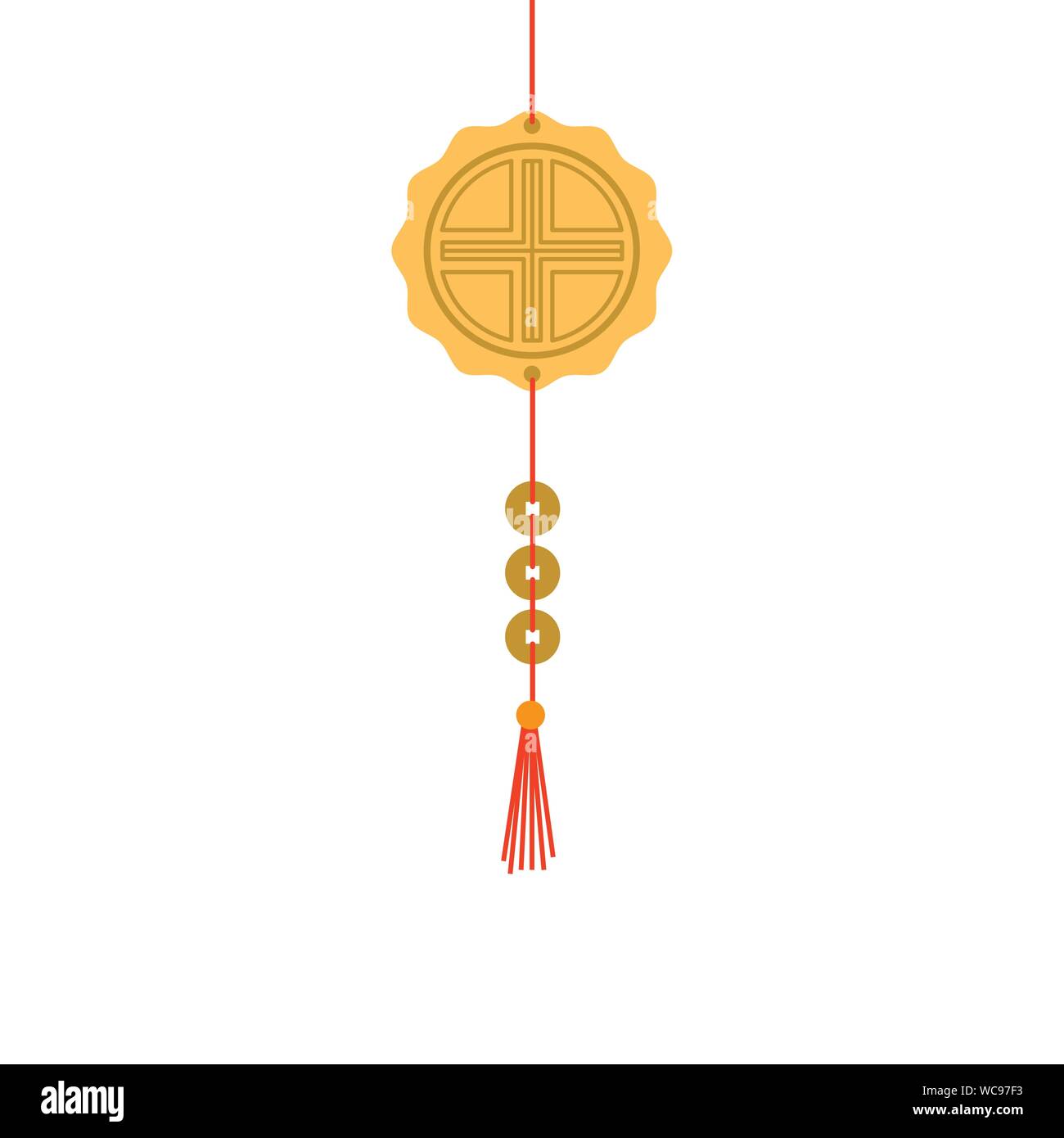 chinese mandala decorative hanging icon Stock Vector Image & Art - Alamy