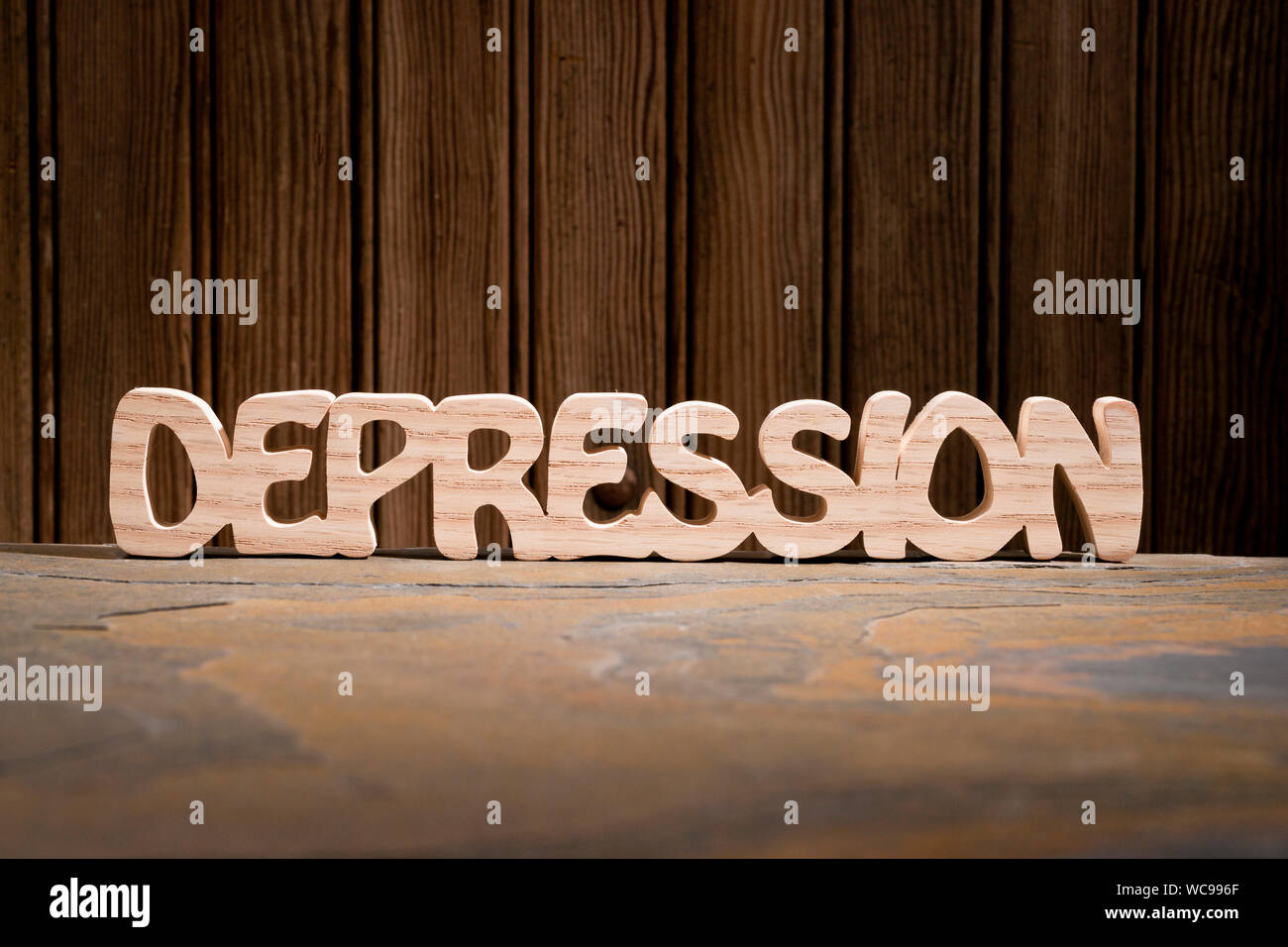 The word depression hi-res stock photography and images - Alamy