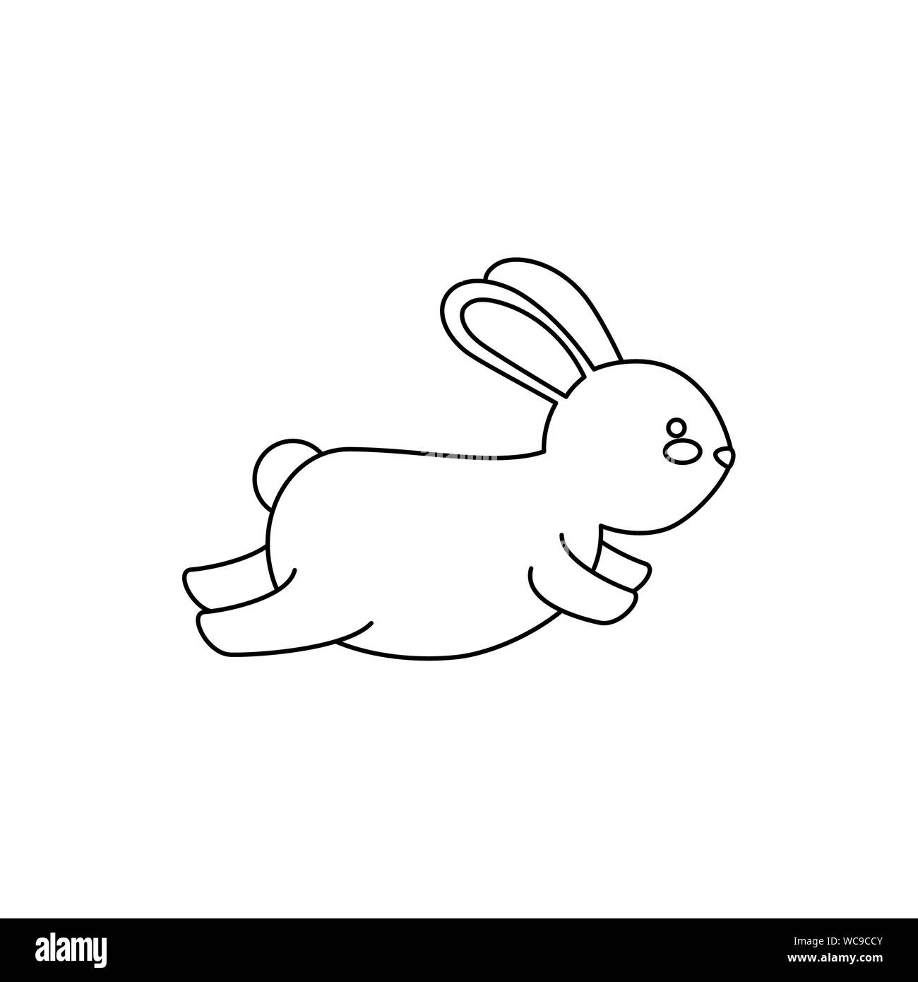 cute and little rabbit character Stock Vector Image & Art - Alamy