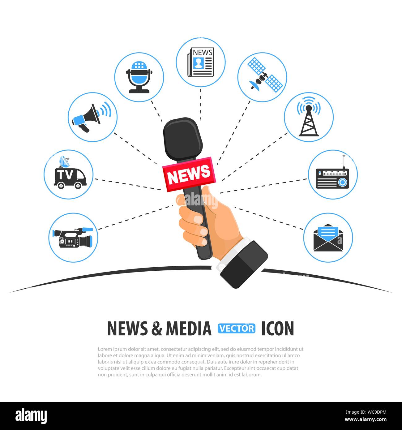 News logo Stock Vector Images - Alamy