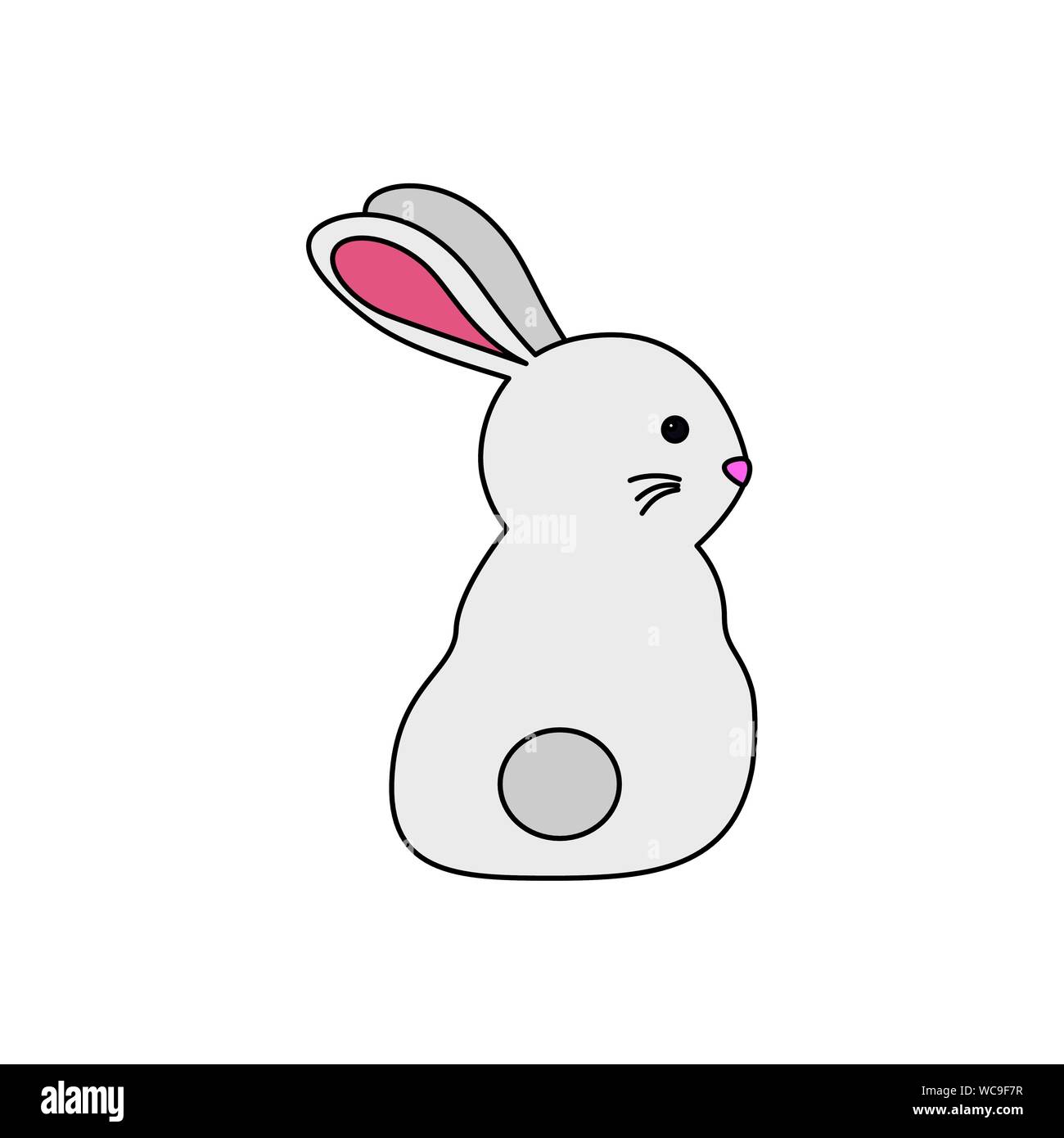 cute and little rabbit character Stock Vector Image & Art - Alamy