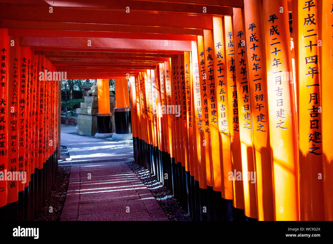Entrance to Senbon Torii at Fushimi Inari-taisha in Kyoto, Japan Stock ...